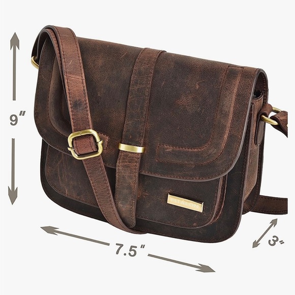 Estalon | Bags | Nwt Estalon Leather Crossbody Bag Purse 0 Leather ...